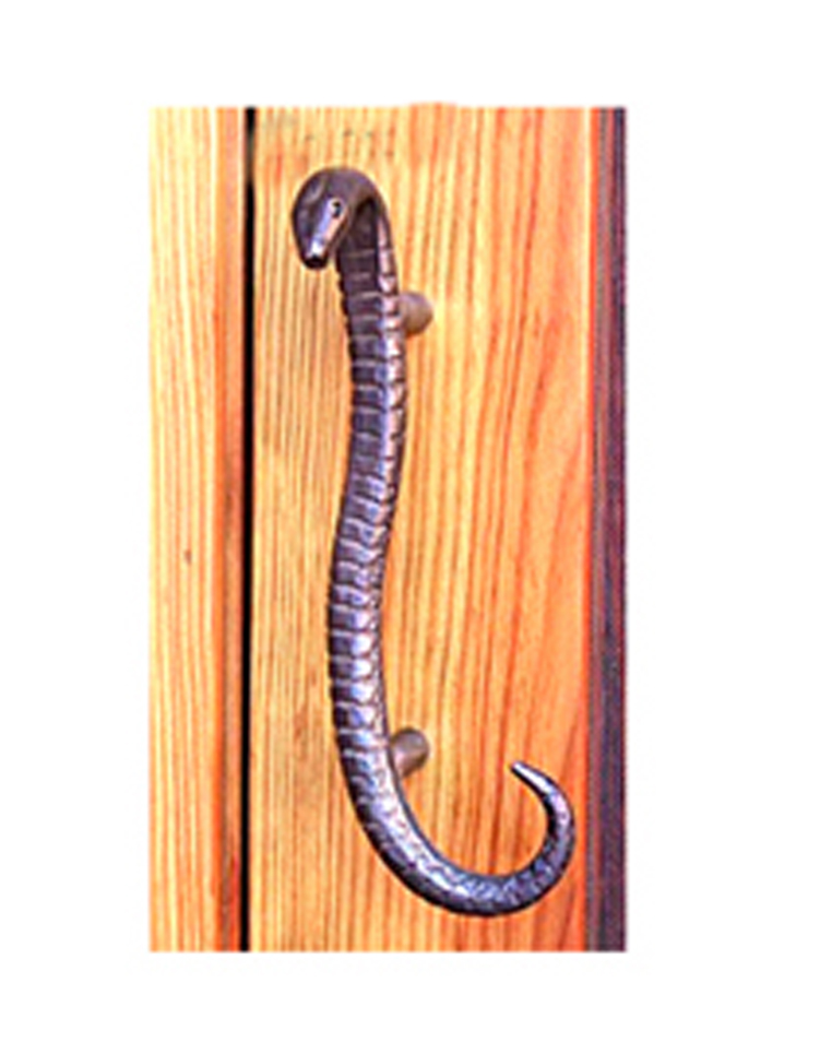 Cast Iron Cobra Door Pull Handle design Matt Black Finish Herrajes ...