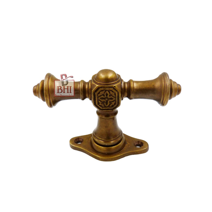 Brass T handle 90mm #2550