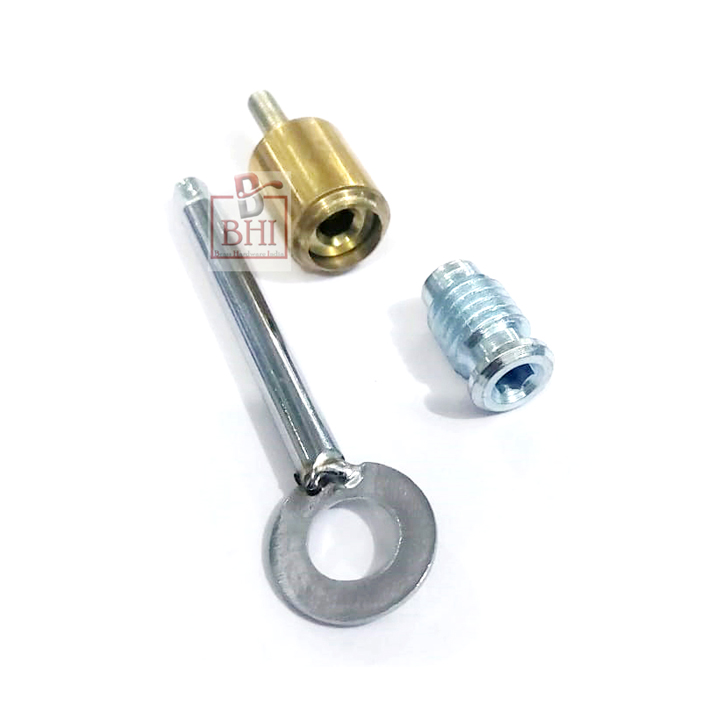 Brass Sash Lock With Key # 7114