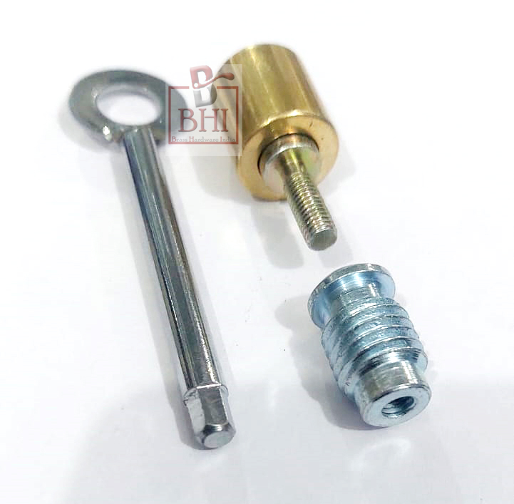 Brass Sash Lock With Key # 7114