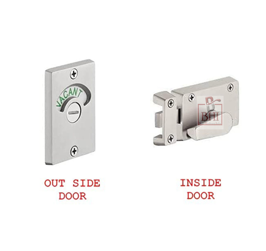 Indicator Bolt-Latch Bathroom Latch Engage Vacant Latch Zinc Toilet ...